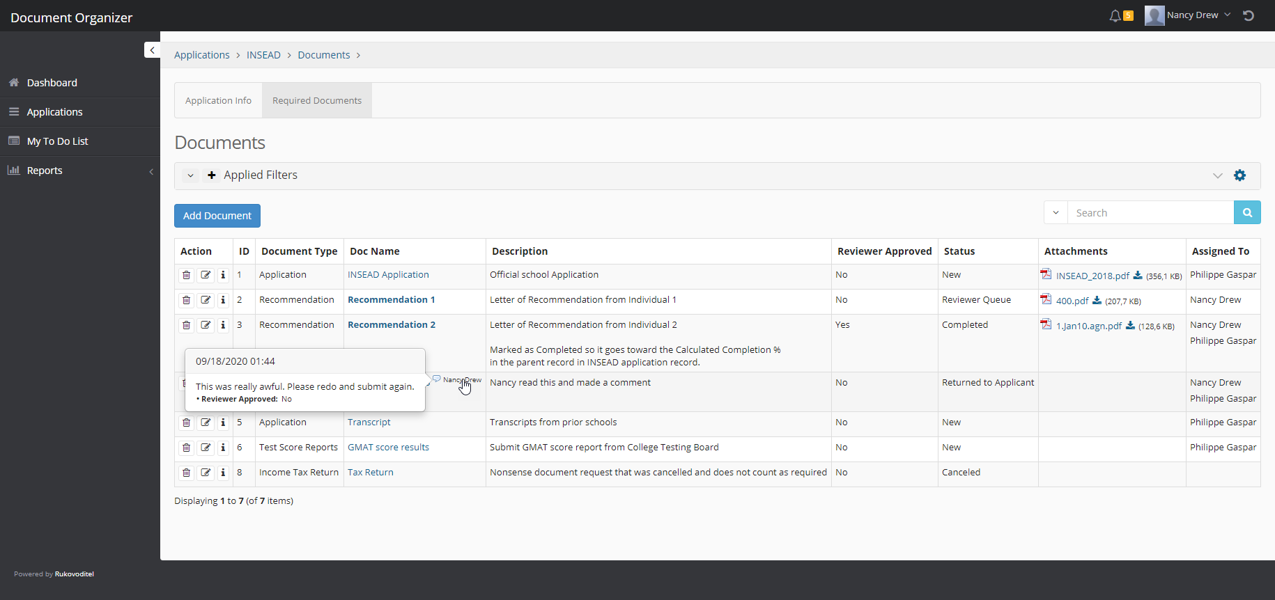 Open Source Document Organizer